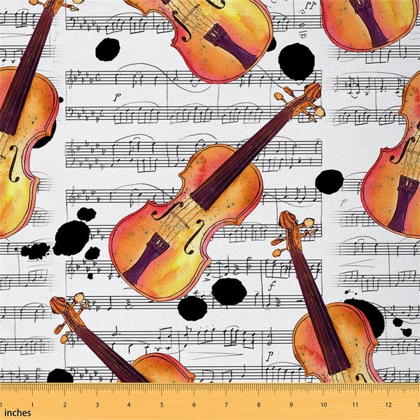 Music Fabric - Etsy