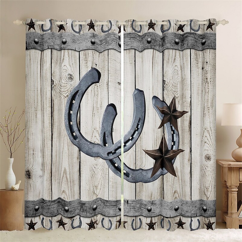 Rustic Curtain - Etsy