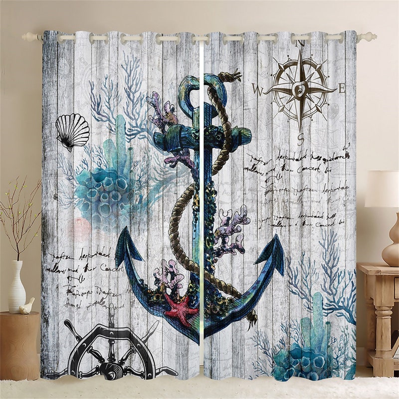 Nautical Curtain - Etsy