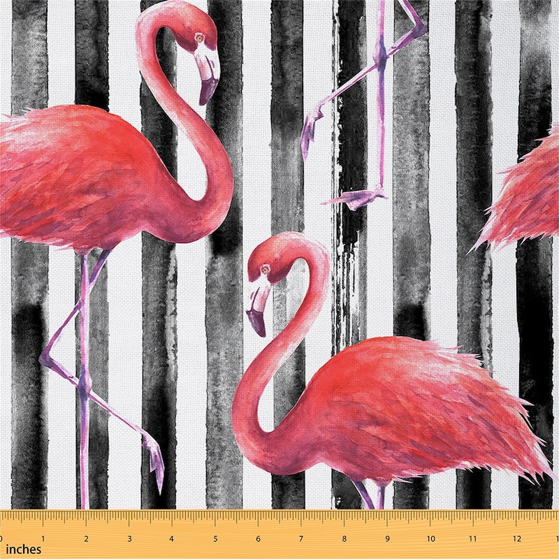 Flamingo Fabric - Etsy