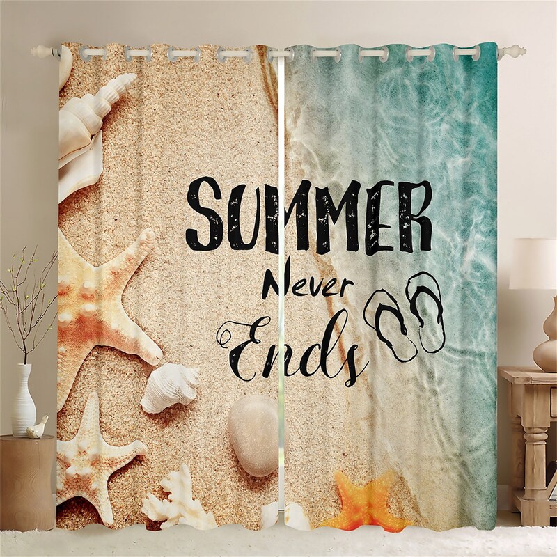 Beach Curtains - Etsy