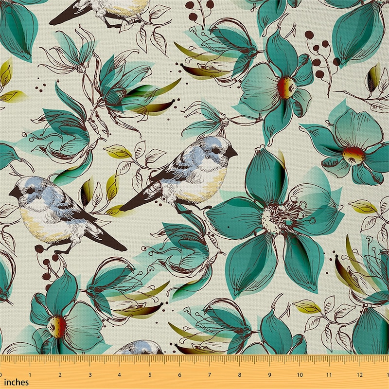 Teal Upholstery Fabric - Etsy