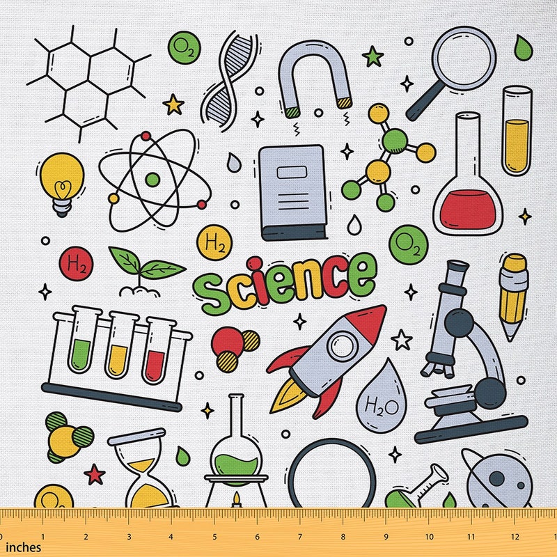 Science Fabric - Etsy