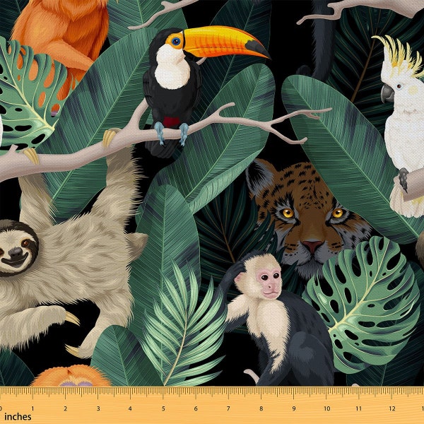 Toucan Fabric - Etsy