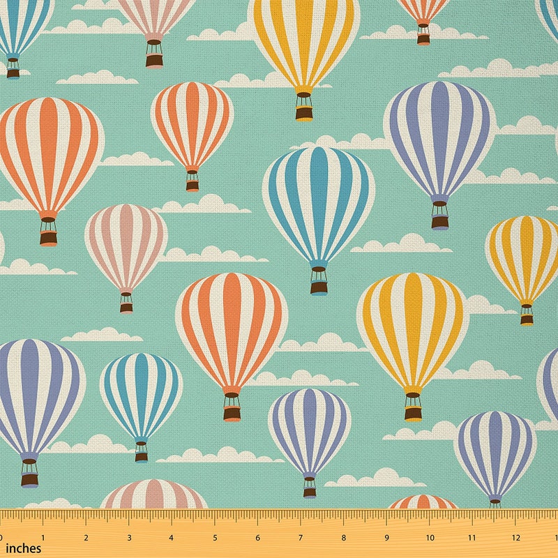 Hot Air Balloon Fabric - Etsy UK