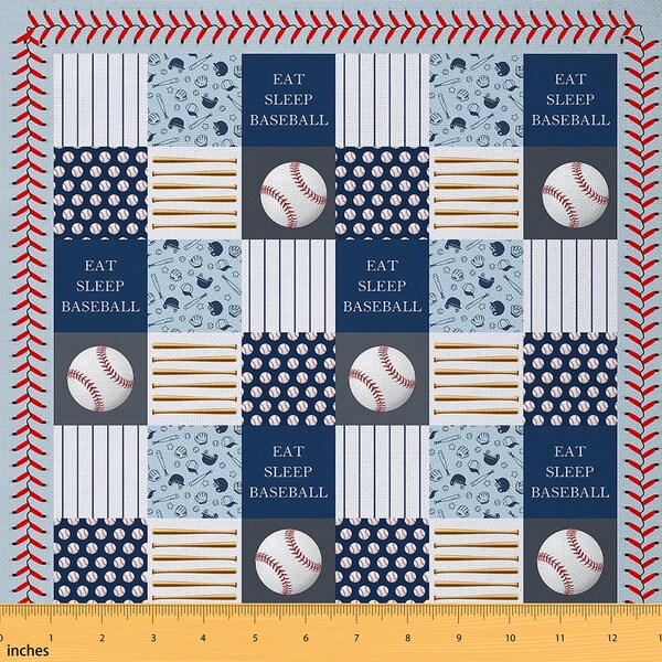 Baseball Fabric - Etsy
