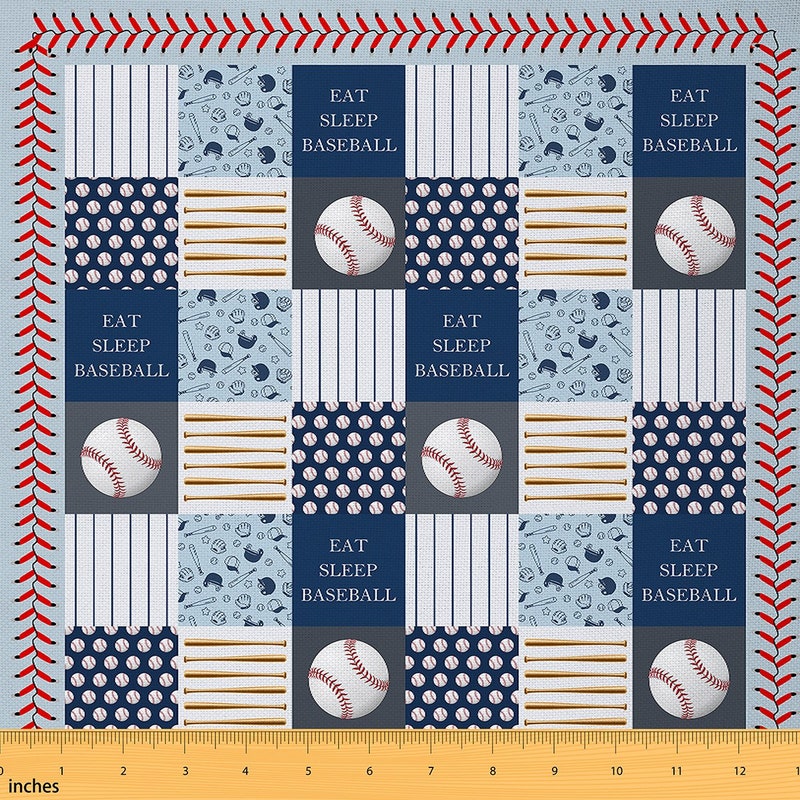 Baseball Fabric - Etsy