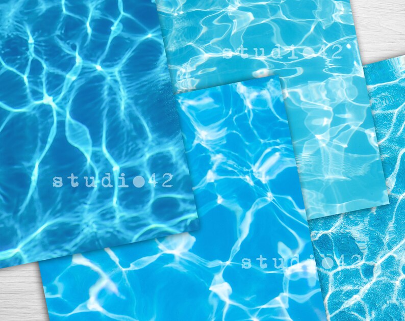 Pool Water Digital Printable Paper Pool Water Digital - Etsy