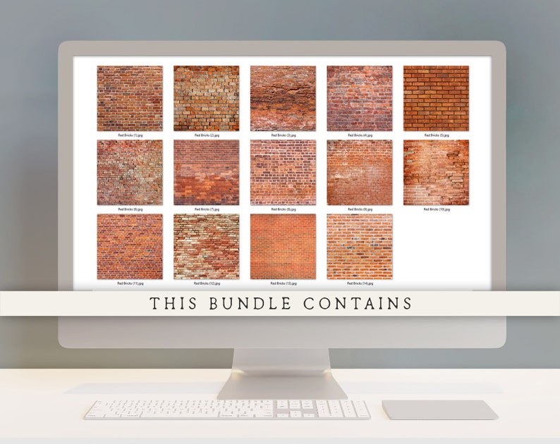 Brick Wall Textures Digital Paper Pack Brick Texture Digital - Etsy