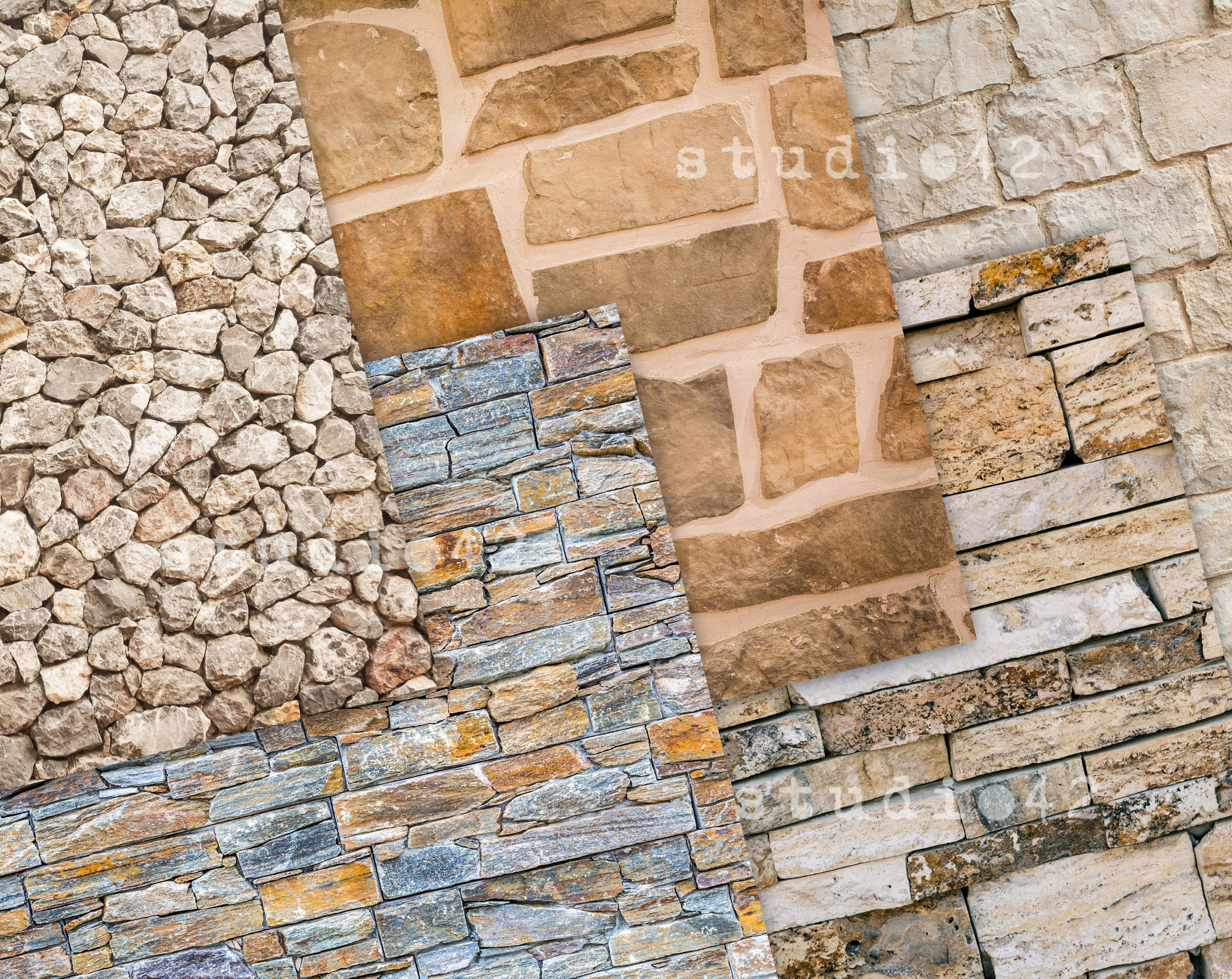 Stones Background Digital Papers Stone Wall Texture Paper - Etsy