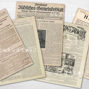 Old Newspapers Digital Papers, Old Newspapers Printable Paper ...