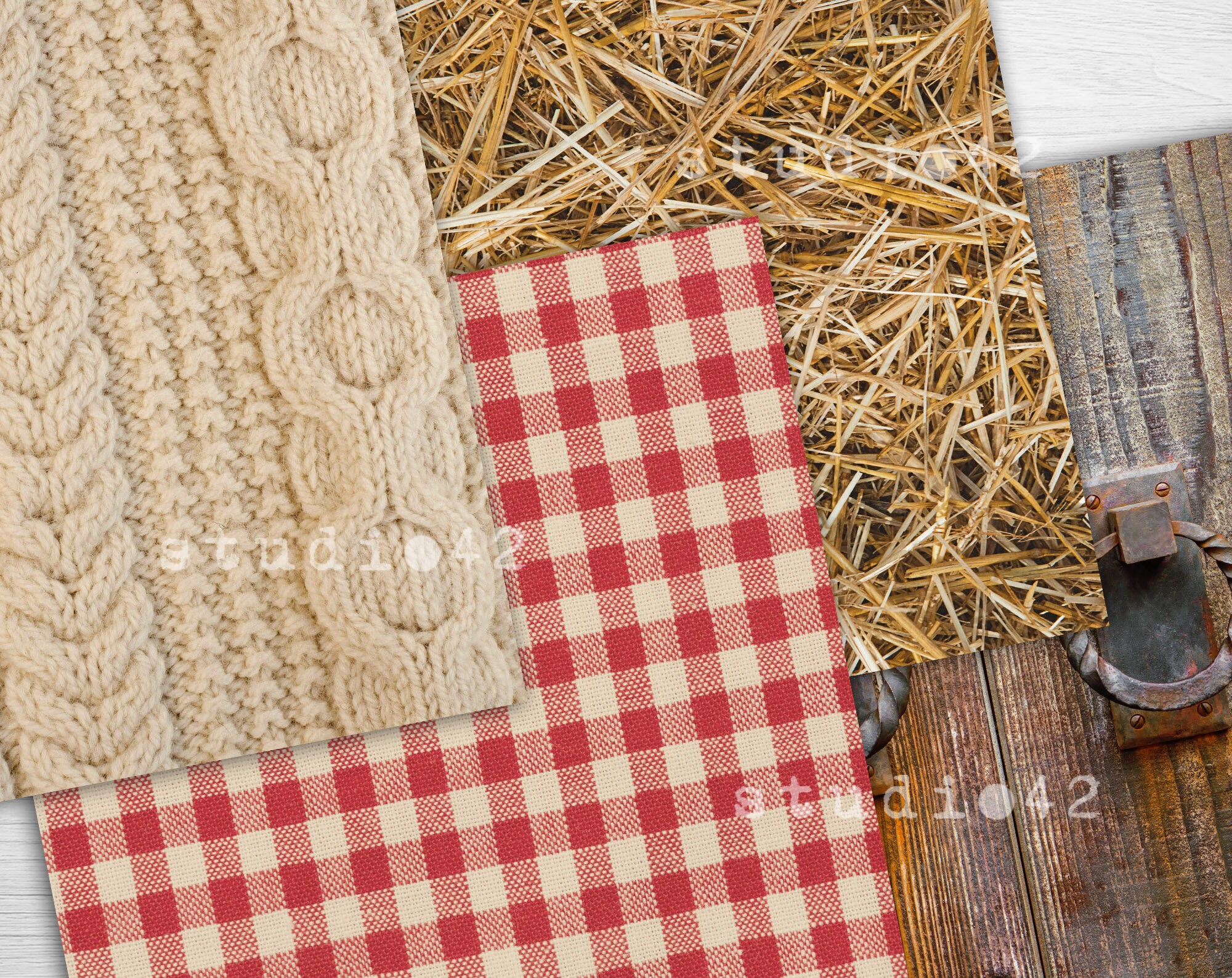 Farmhouse Digital Paper, Farmhouse Textures, Countryside Printables ...