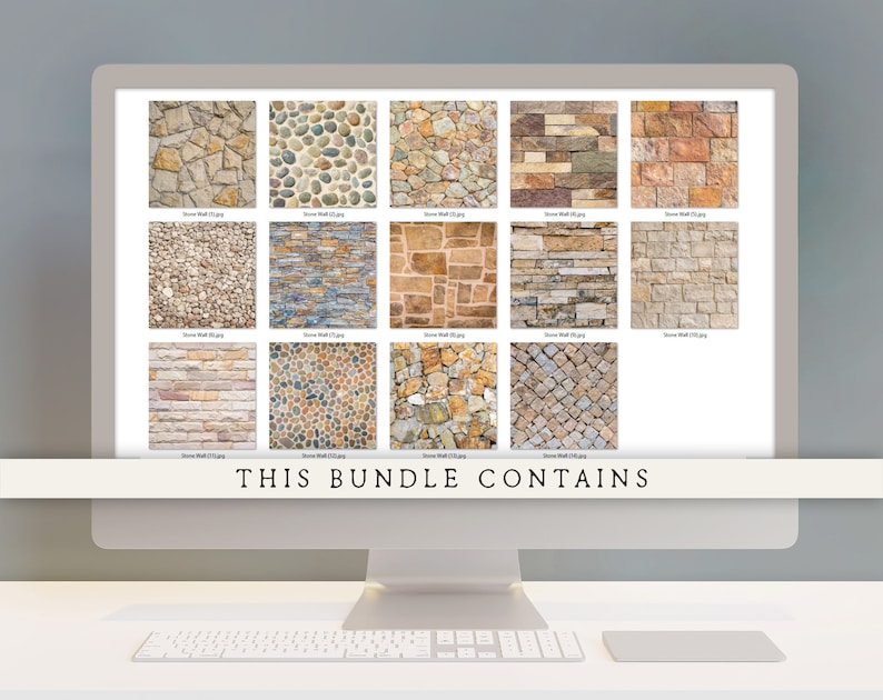 Stones Background Digital Papers Stone Wall Texture Paper - Etsy