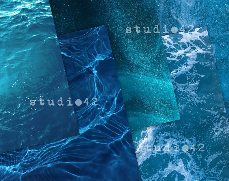 Water Digital Printable Paper Ocean Digital Background Sea - Etsy