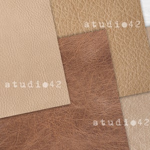 Light Leather Textures Digital Papers, Leather Backgrounds, Leather ...