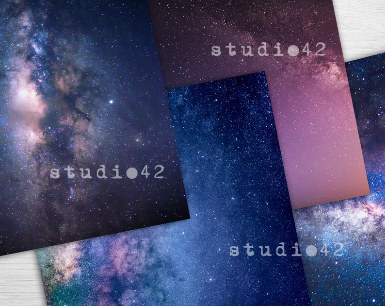 Galaxy Digital Paper Stardust Background Universe Texture - Etsy