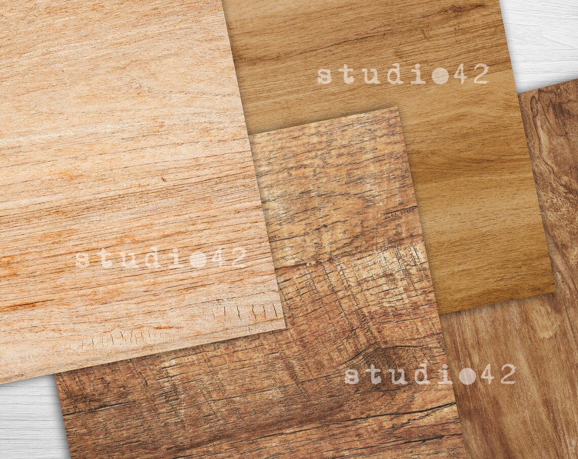 Wood Grain Textures Digital Paper, Natural Wood Digital Paper, Wood ...