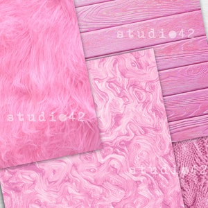 Rose Pink Digital Papers, Pastel Pink Textures, Soft Pink Backdrop ...