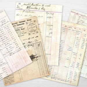 Printable Ledger Paper, Ledger Book, Digital Ledger Paper, Digital ...