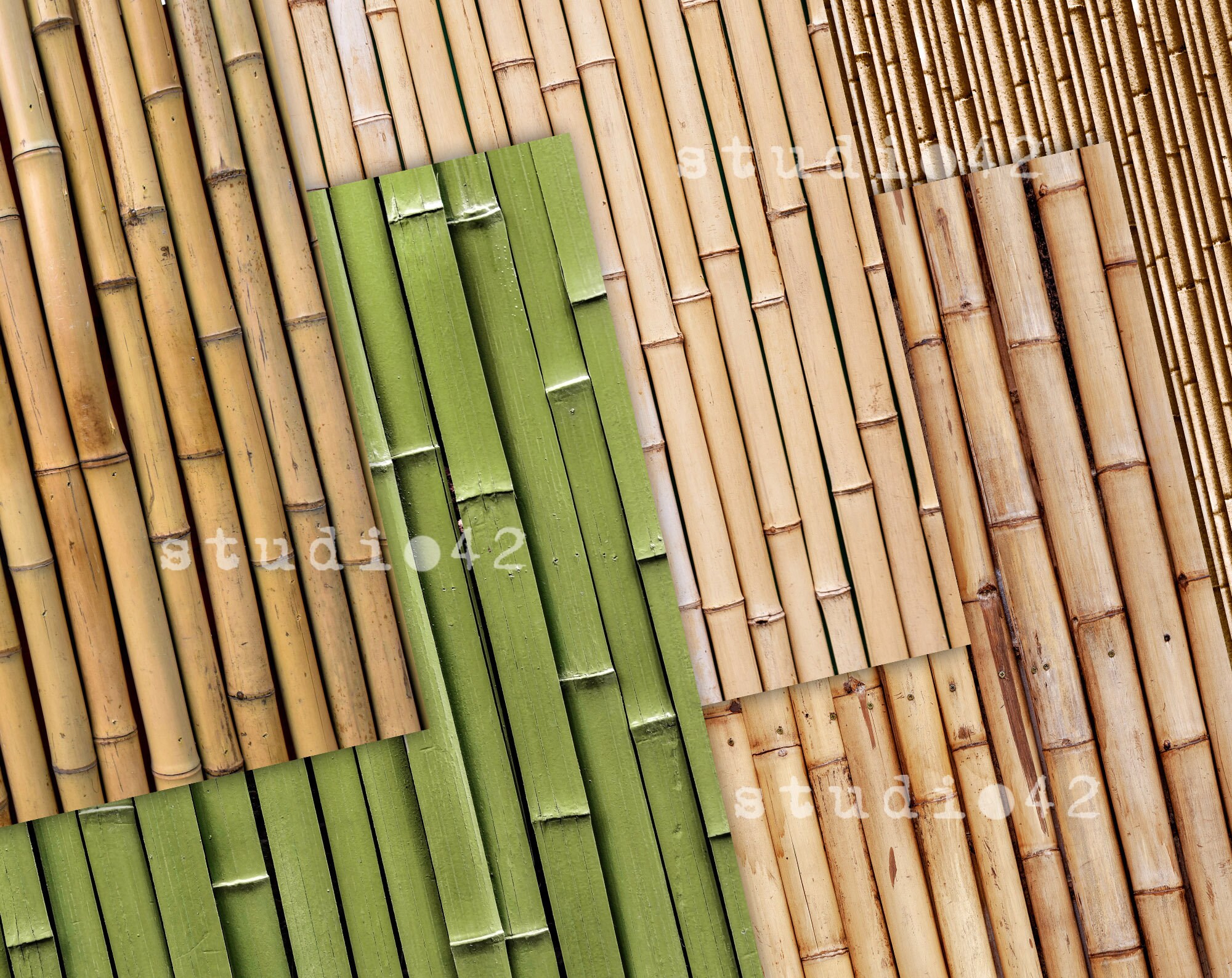 Bamboo Texture Digital Papers, Bamboo Digital Backgrounds, Nature ...