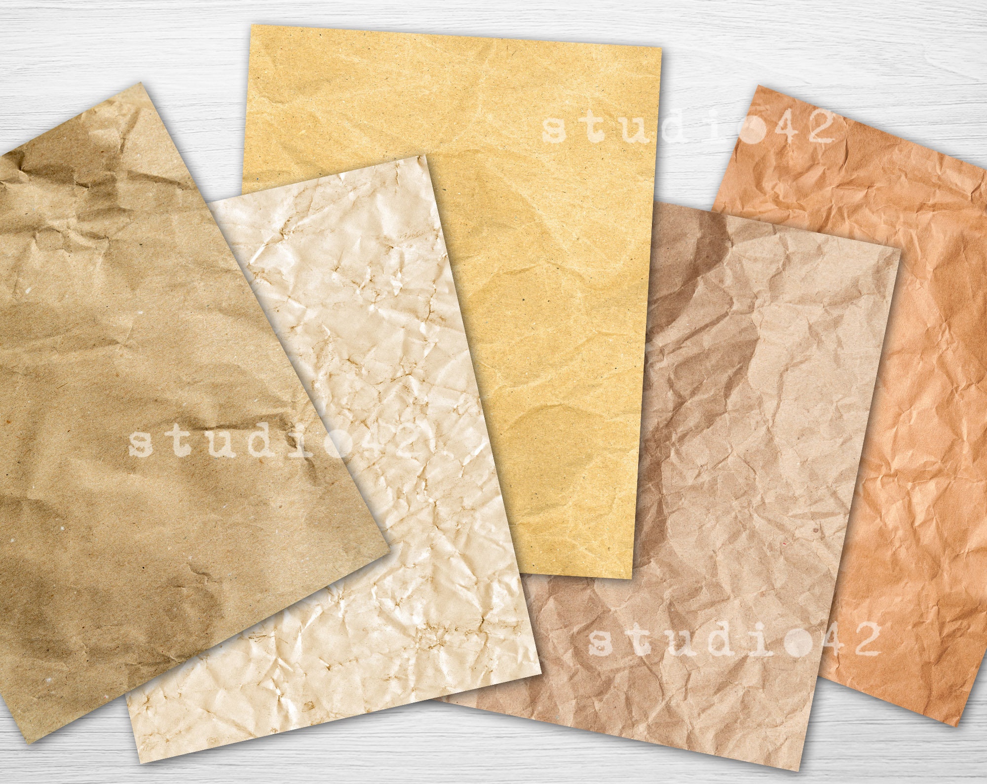 Wrinkled Digital Paper, Wrinkled Digital Background, Folded Textures ...