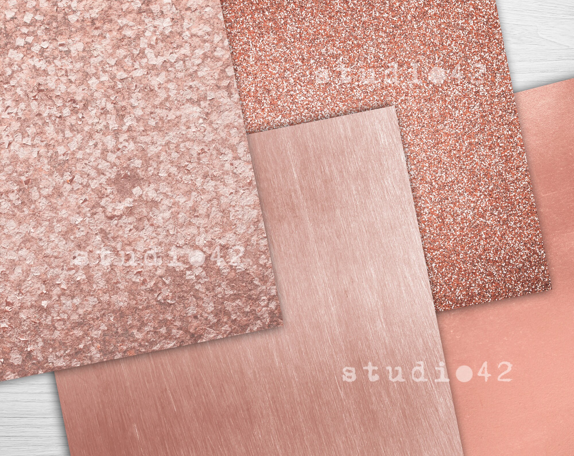 Soft Rose Gold Digital Paper Rose Gold Digital Background - Etsy