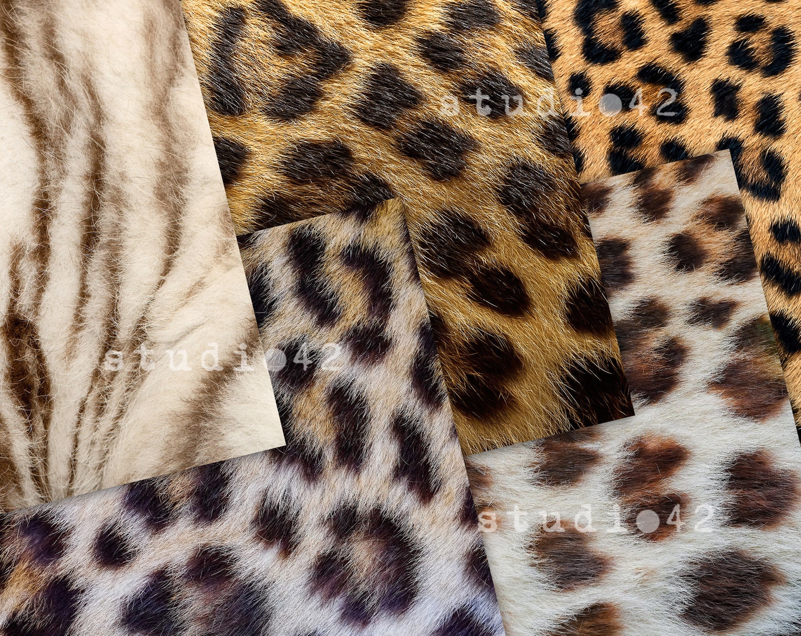 Animal Skin Textures Digital Paper Real Animal Fur Texture - Etsy