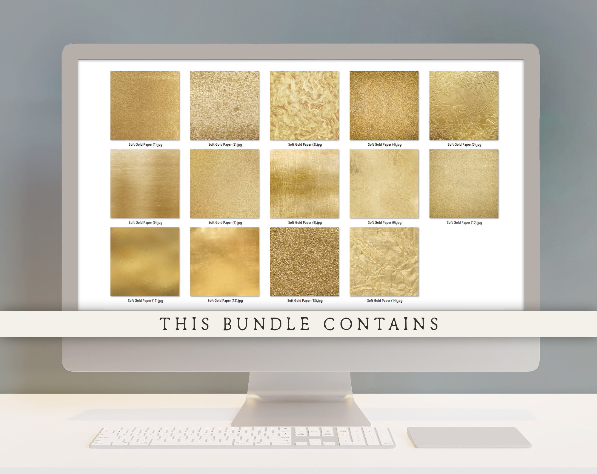 Soft Gold Digital Paper, Gold Digital Background, Gold Foil Textures ...
