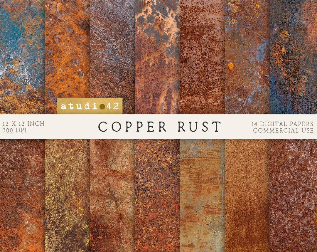 Rust Digital Papers, Rust Textures, Rust Digital Backgrounds, Rust ...