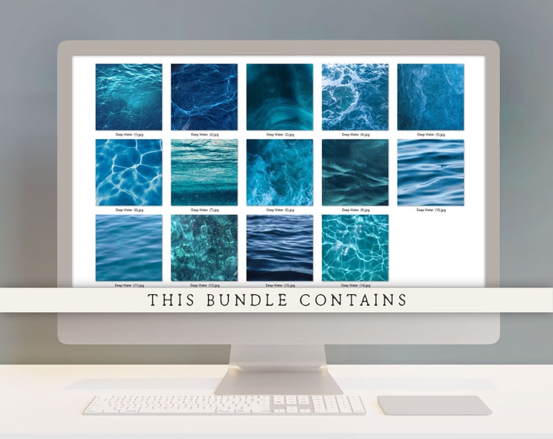 Water Digital Printable Paper Ocean Digital Background Sea - Etsy