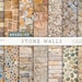 Stones Background Digital Papers, Stone Wall Texture Paper, Stones ...