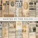 Printable Wanted / Reward Posters, Original Most Wanted Criminal, Crime ...