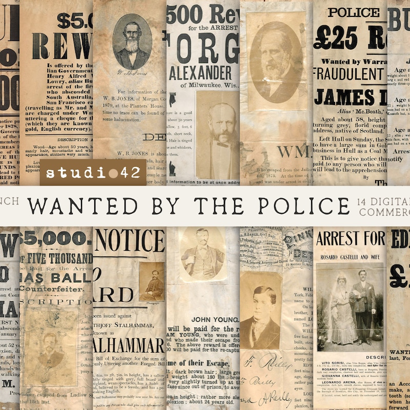Fbi Most Wanted Posters - Etsy