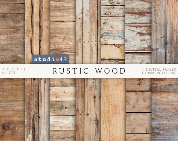 Rustic Wood Digital Paper Rustic Wood Texture Distressed - Etsy Australia