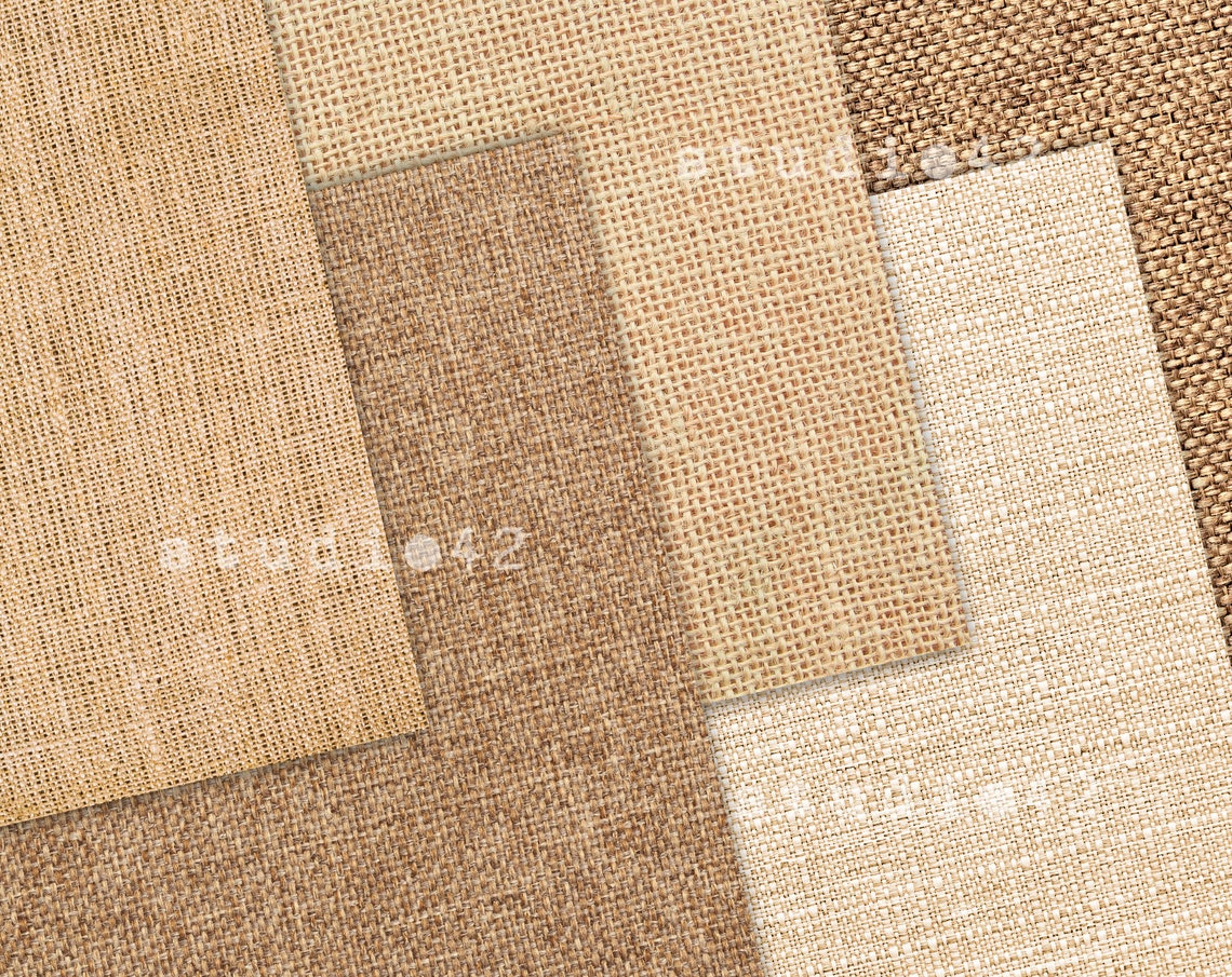 Burlap Background Digital Papers, Linen Texture Paper, Jute Digital ...