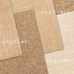 Burlap Background Digital Papers, Linen Texture Paper, Jute Digital ...