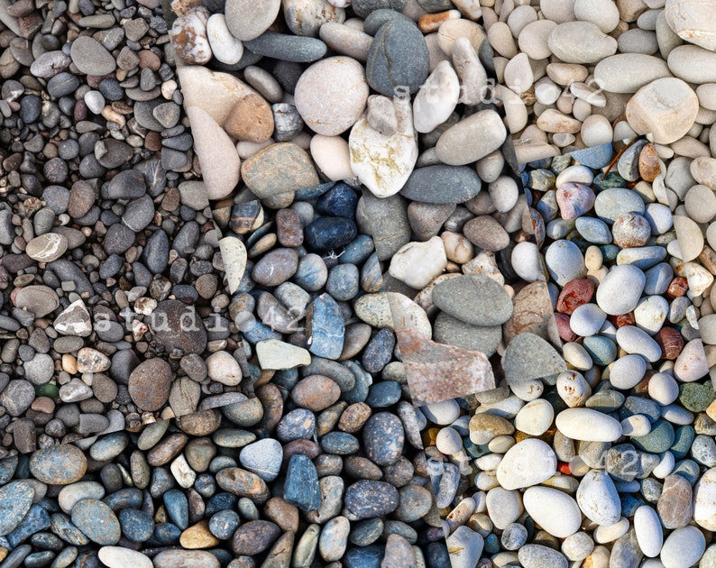 Pebbles Background Digital Papers, Stone Wall Texture Paper, Stones ...