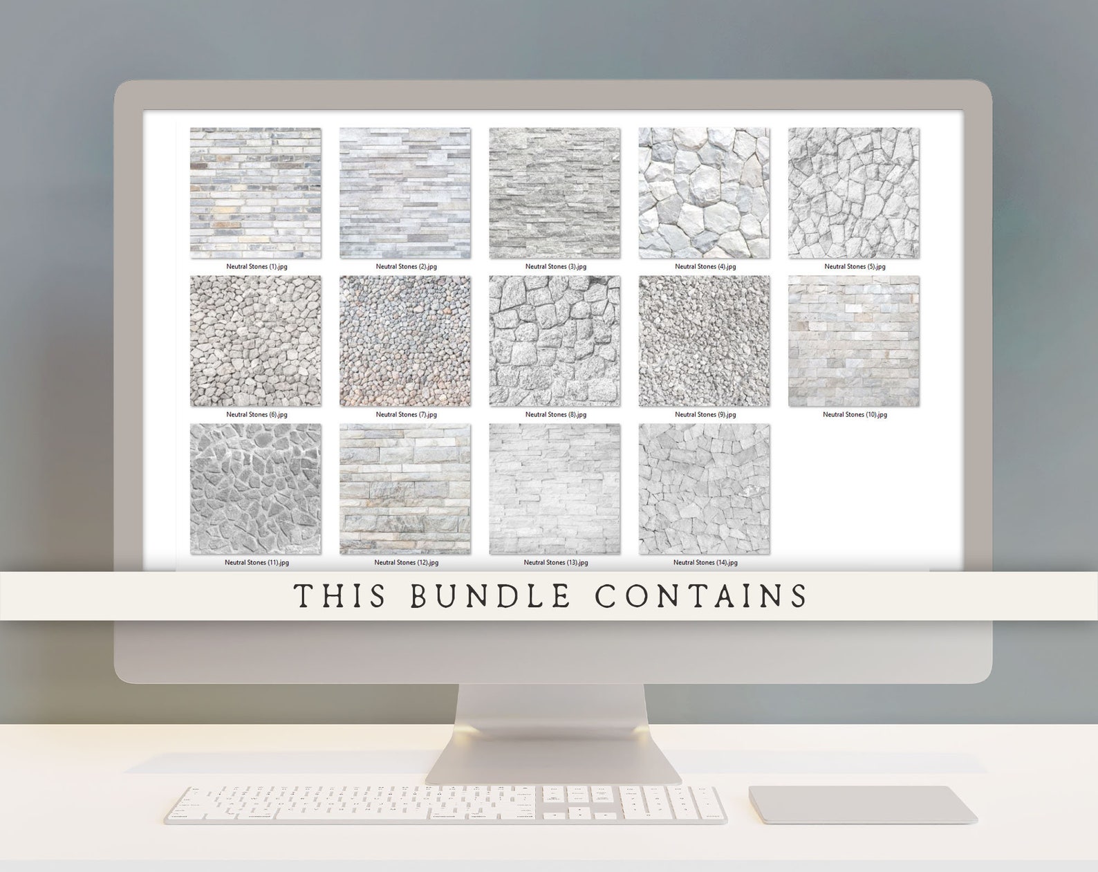 Stones Background Digital Papers, Neutral Stones Texture Paper, Stones ...