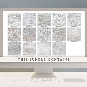 Stones Background Digital Papers, Neutral Stones Texture Paper, Stones ...