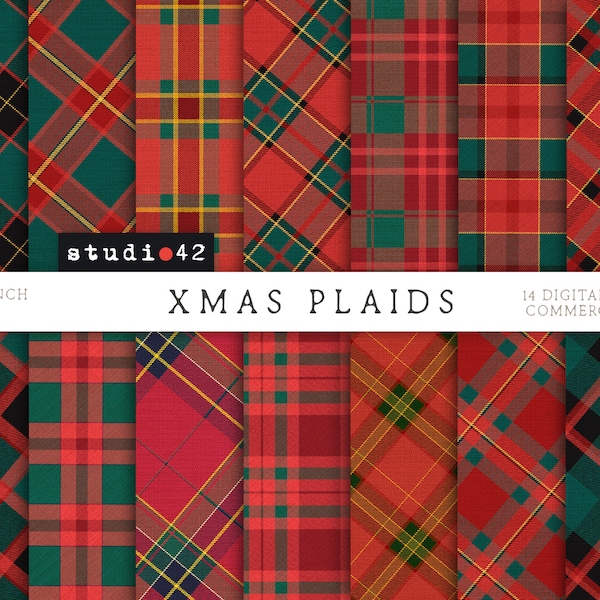 Christmas Plaid - Etsy