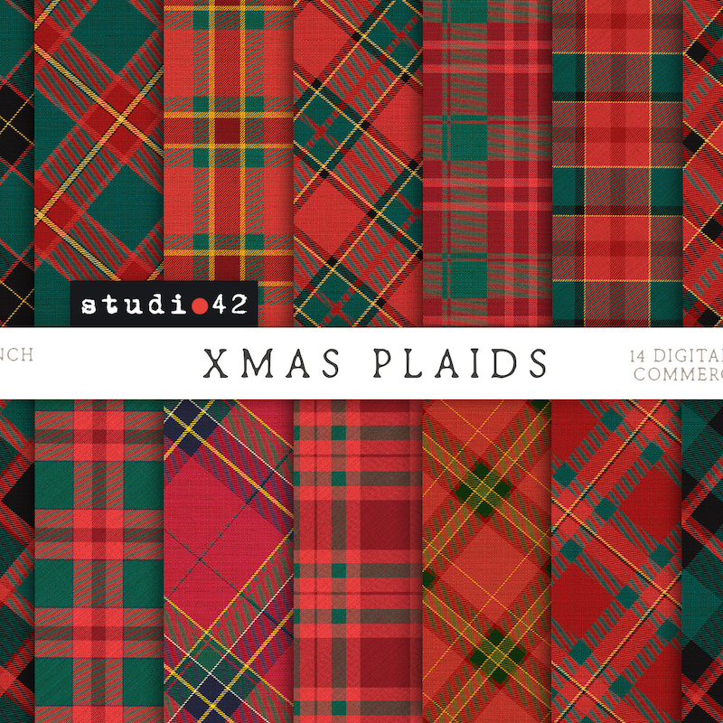 Christmas Plaid - Etsy