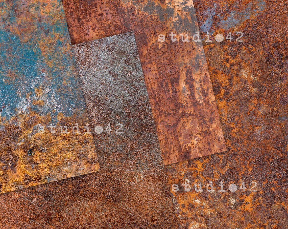Rust Digital Papers Rust Textures Rust Digital Backgrounds - Etsy