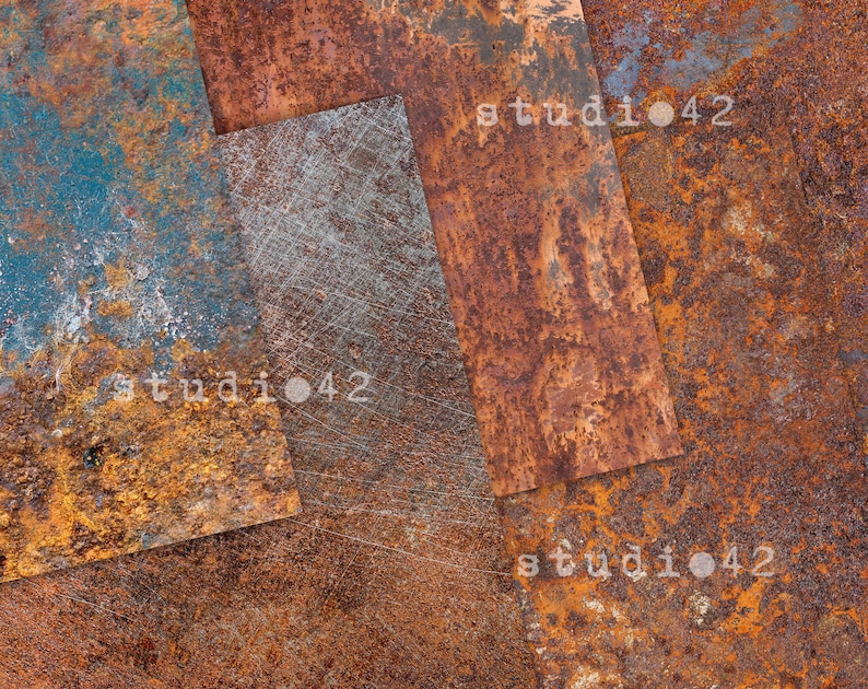 Rust Digital Papers Rust Textures Rust Digital Backgrounds - Etsy