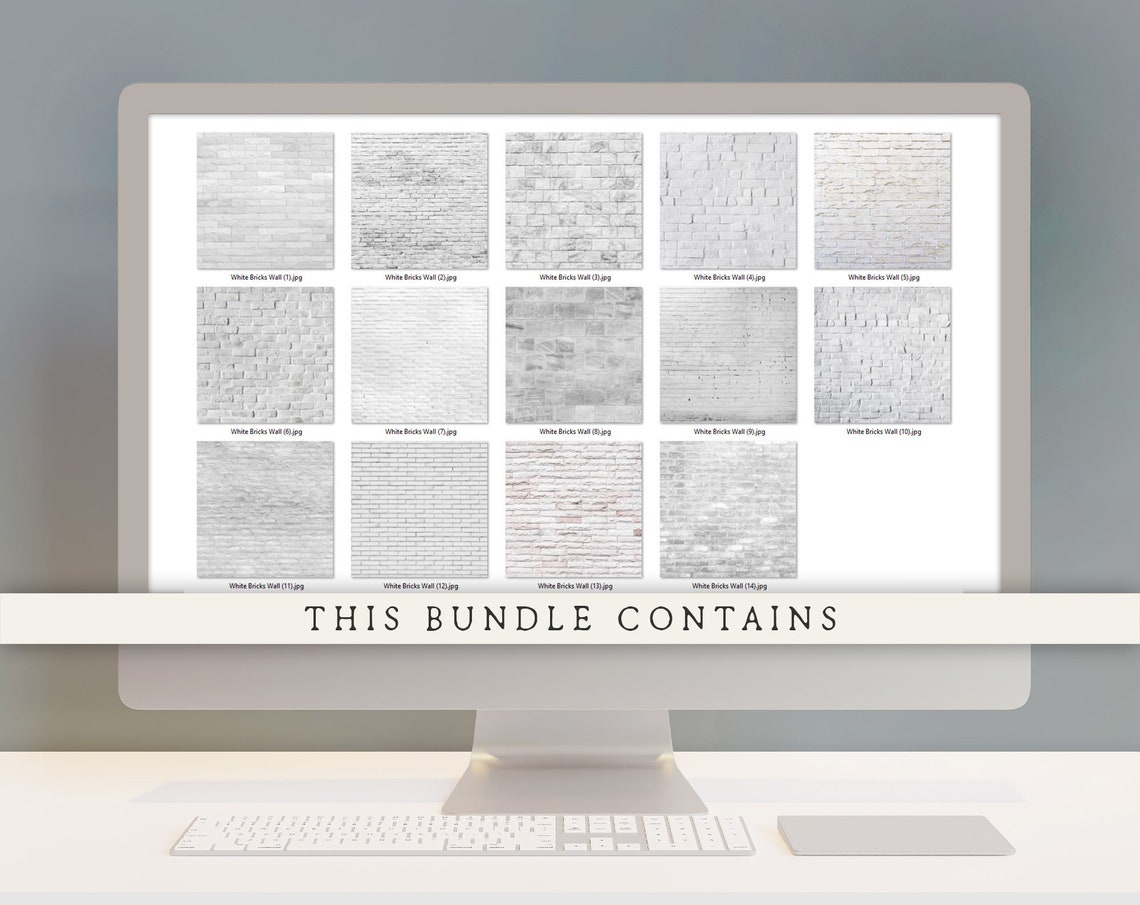 White Bricks Background Digital Papers White Bricks Texture - Etsy