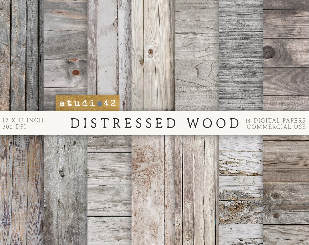 Rustic Wood Background Digital Papers, Old Wooden Backgrounds, Rustic ...