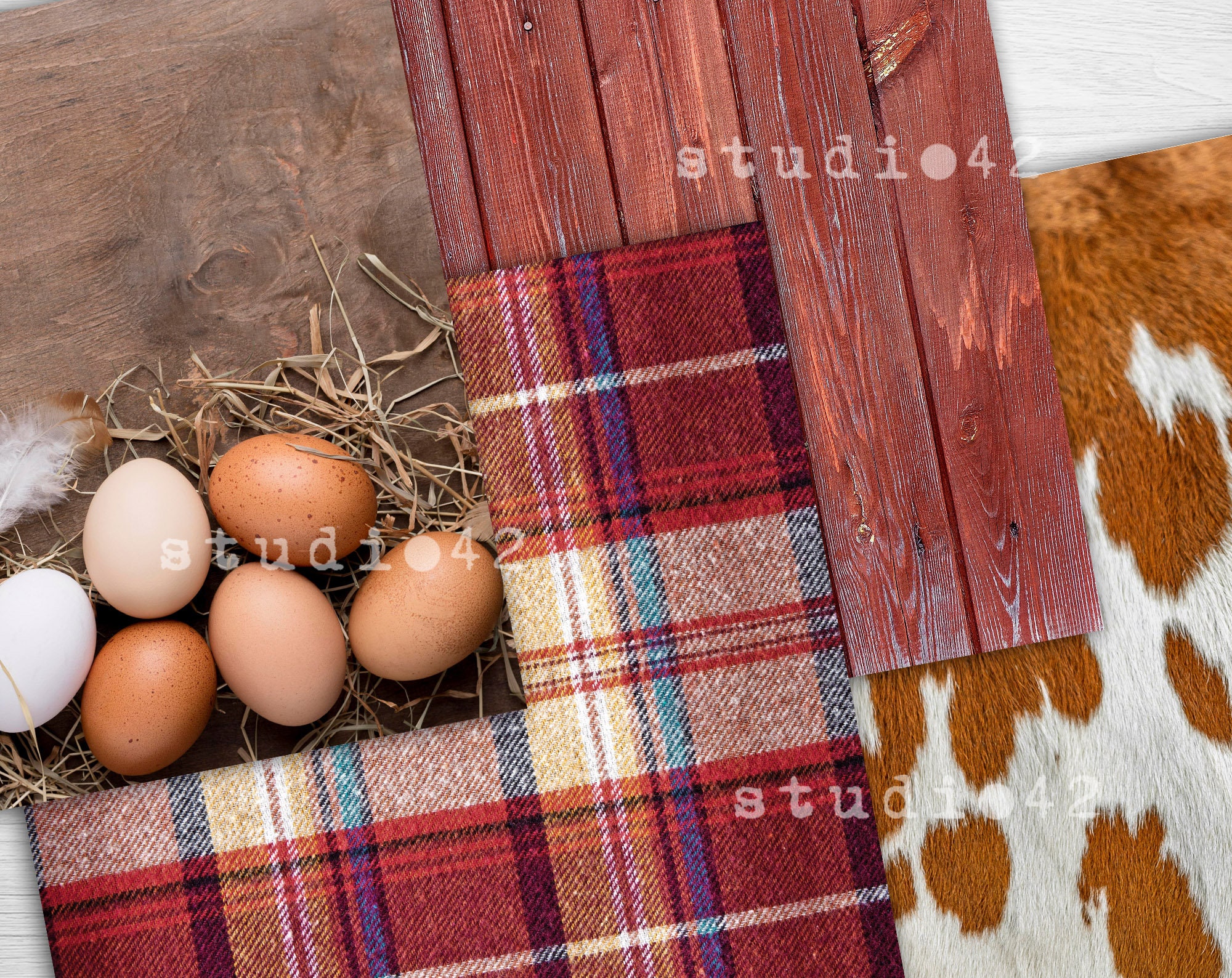 Farmhouse Digital Paper, Farmhouse Textures, Countryside Printables ...