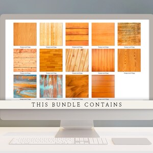Orange Wood Background Digital Papers, Orange Wooden Backgrounds, Old ...