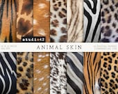Animal Skin Textures Digital Paper Real Animal Fur Texture - Etsy