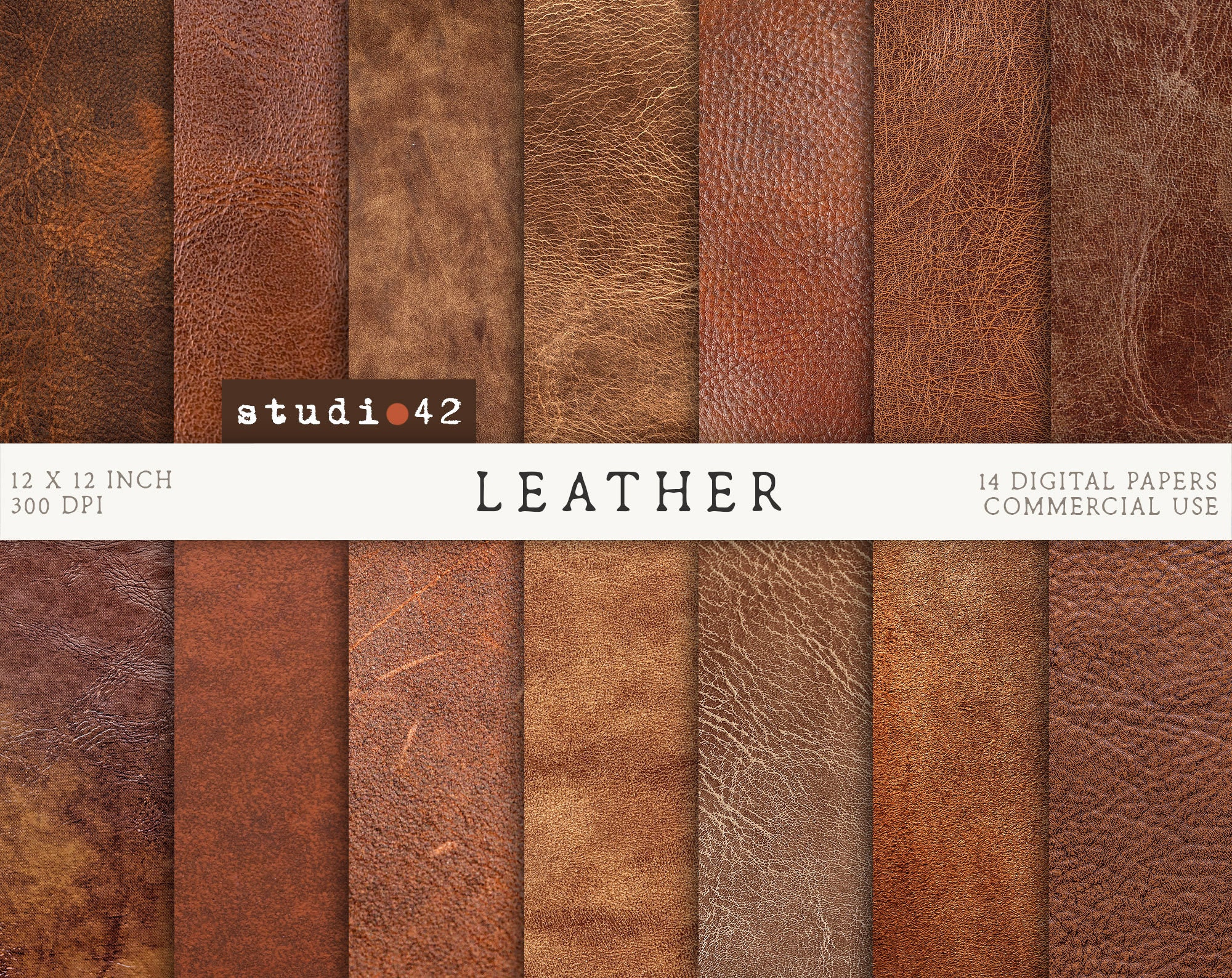 Leather Textures Digital Papers, Leather Backgrounds, Leather Digital ...