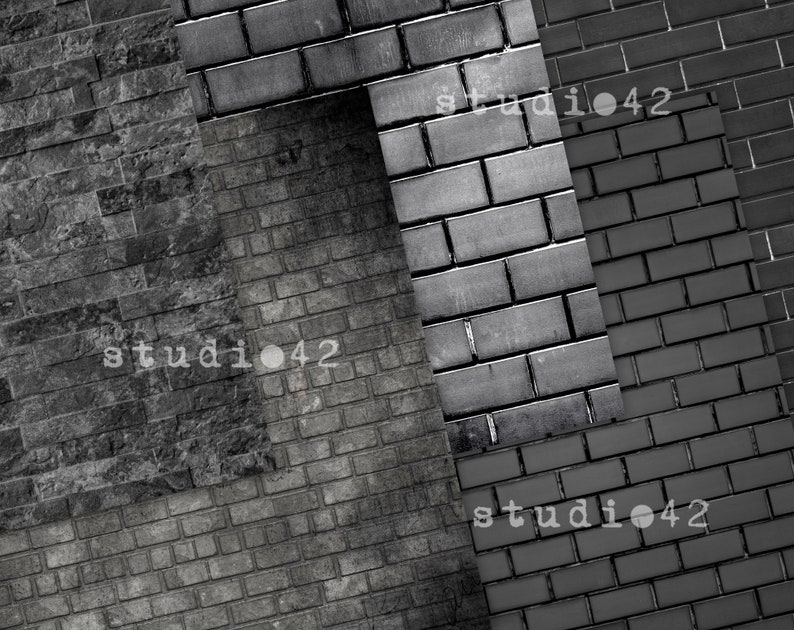 Black Bricks Background Digital Papers Black Bricks Texture - Etsy